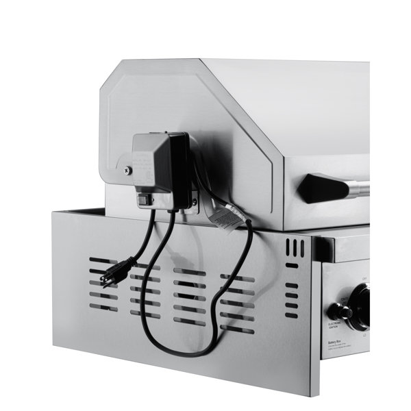 KoolMore 30 in. Built-in Liquid Propane BBQ Grill for Outdoor Kitchen in Stainless-Steel (KM-OKS ...